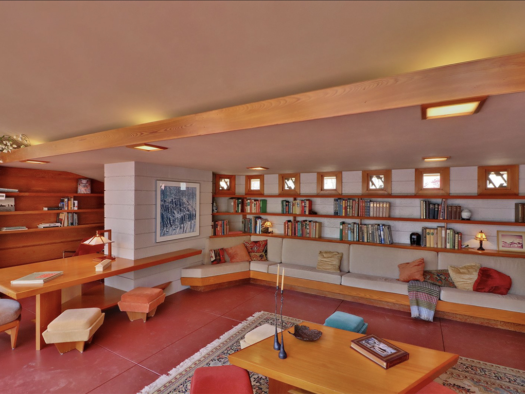 Plano De Casa De Frank Lloyd Wright Interiores